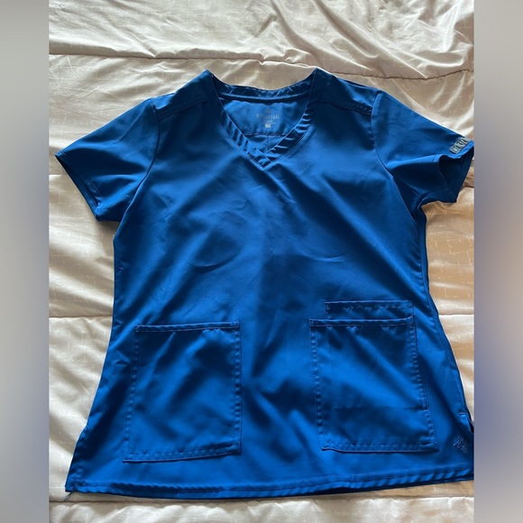Med Couture | Tops | Med Couture Insight Royal Blue Scrub Top | Poshmark